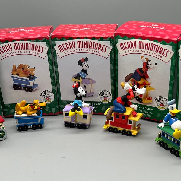 Mickey Train Set - Etsy