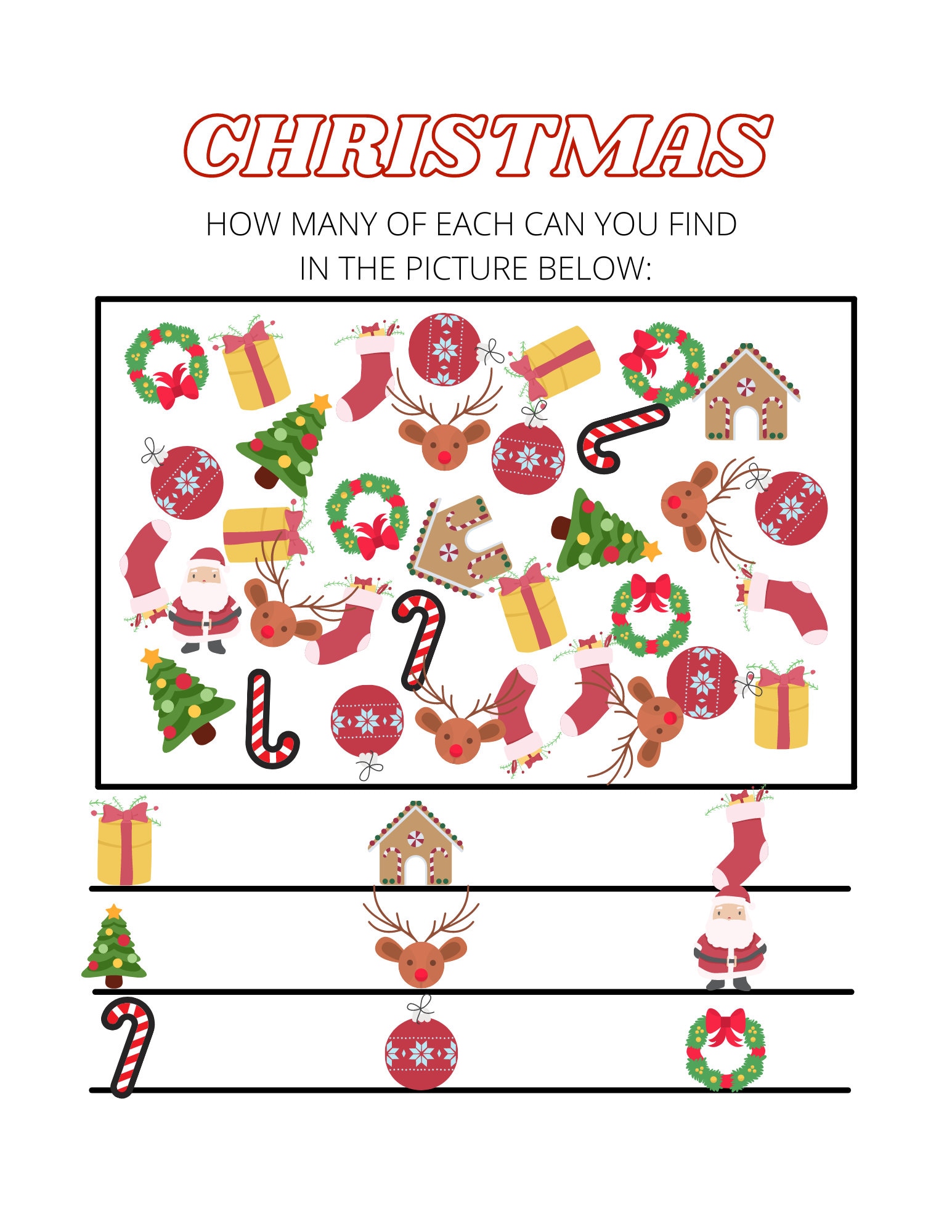 Christmas Fun Pack 11 Fun Activities for Christmas Time Christmas ...