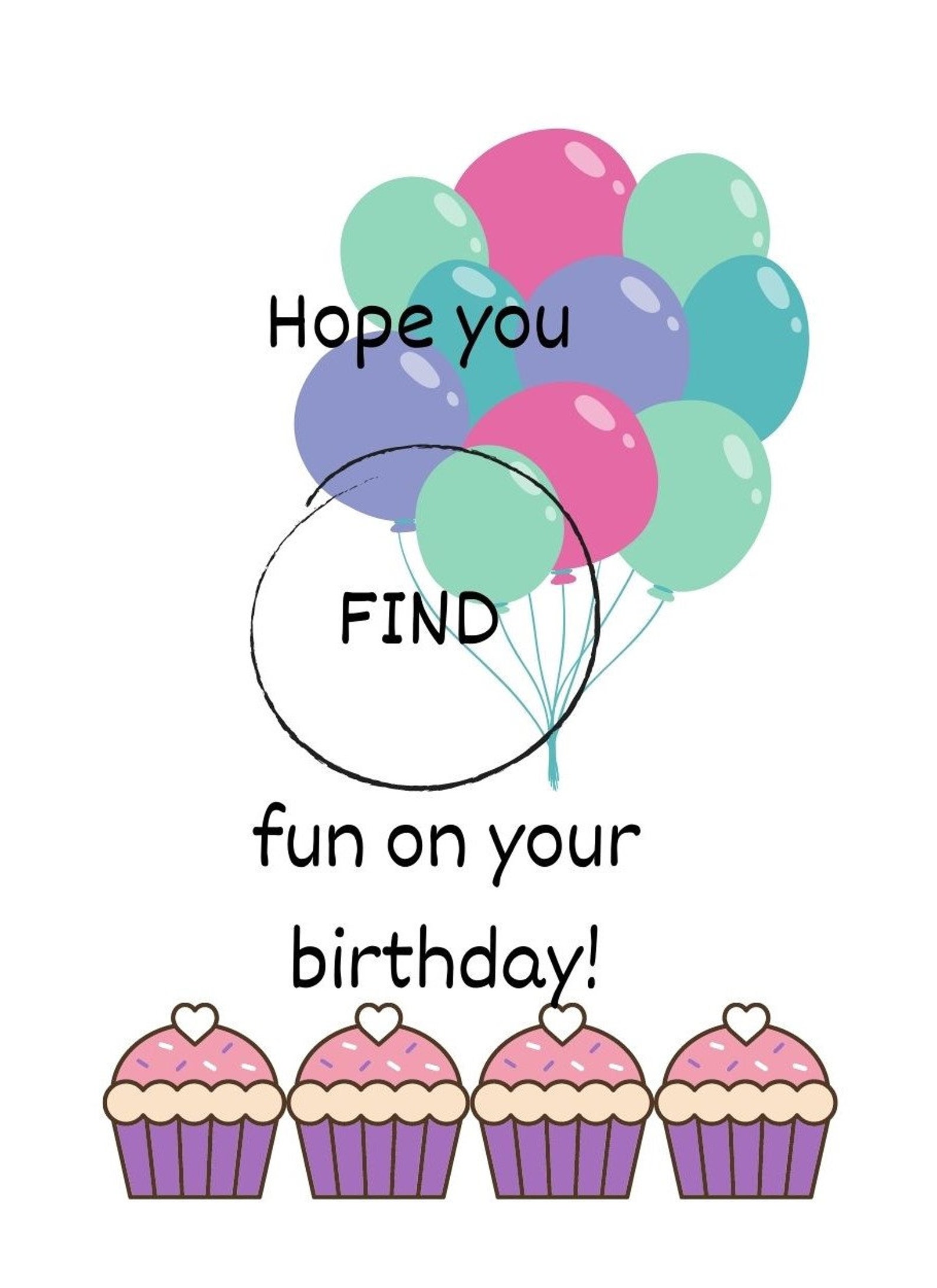 Printable Personalized Word Search Card Word Search Greeting - Etsy