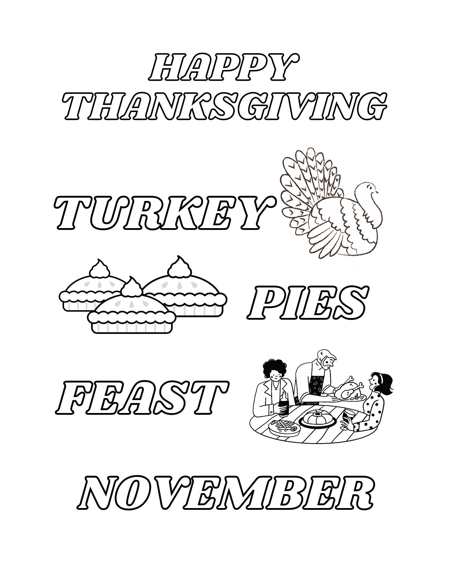 Thanksgiving Fun Pack - 11 Pages of Fun Thanksgiving Activities for ...