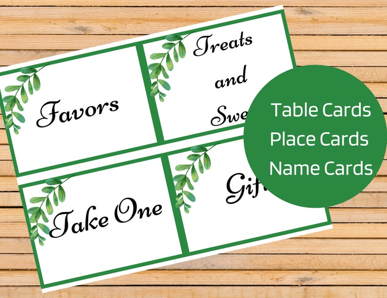 Baby Shower Game Bundle Greenery Style Baby Shower Games | Etsy