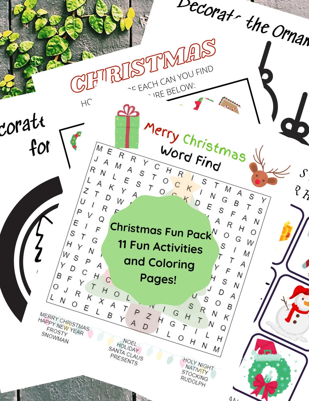 Christmas Fun Pack - 11 Fun Activities for Christmas Time - Christmas ...