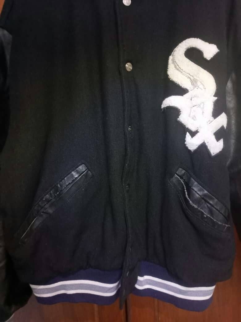 Chicago White Sox Wool Leather Varsity Jacket Final Drop - Etsy