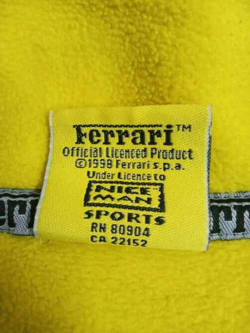 Vintage 90's Ferrari Half Zipper Fleece Sweatshirt - Etsy Ireland