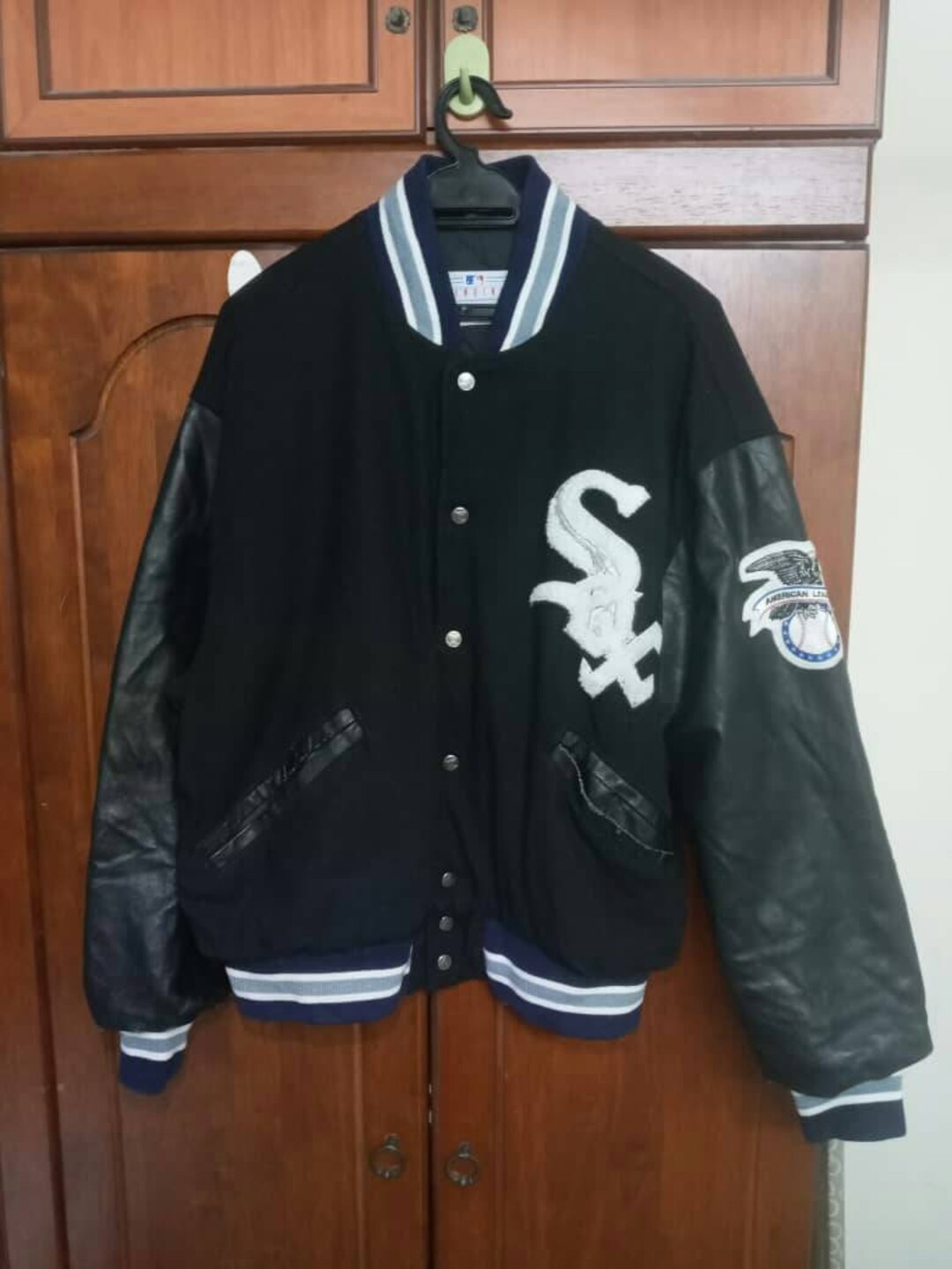 Chicago White Sox Wool Leather Varsity Jacket Final Drop - Etsy