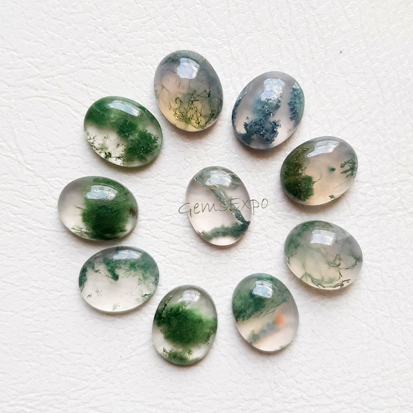 Moss Agate Cabochon - Etsy