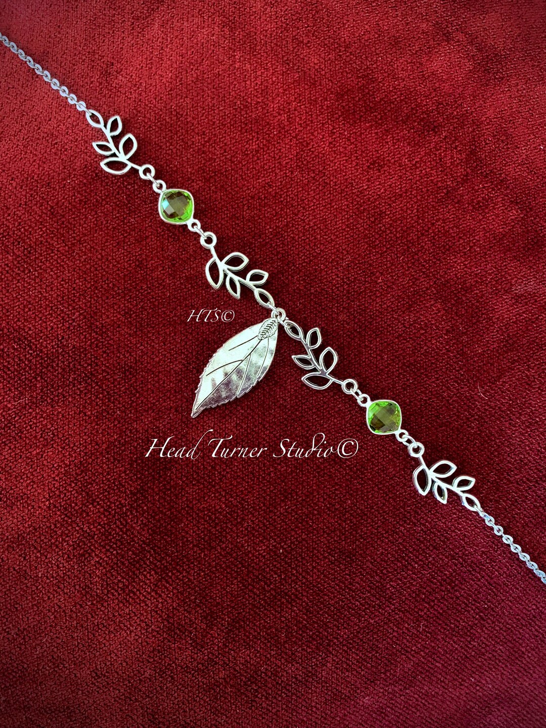 Peridot Forest Fairy Choker or Necklace Flower Girl Gift Necklace Fairy ...
