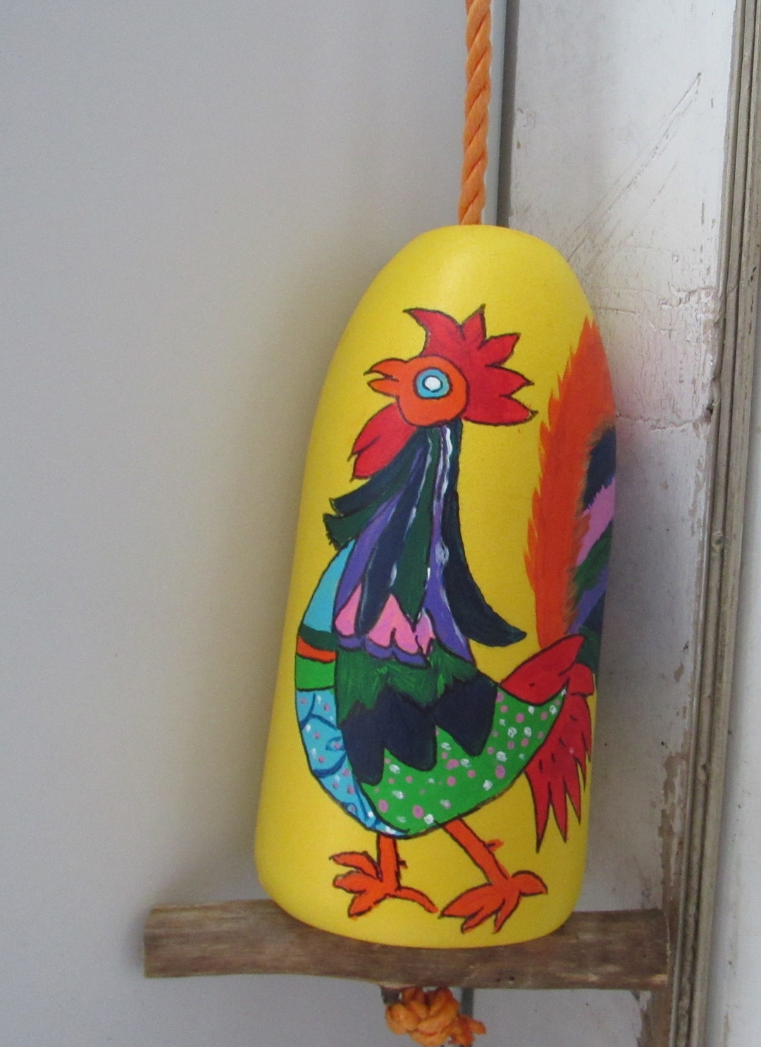 Crab Trap Buoy Rooster - Etsy