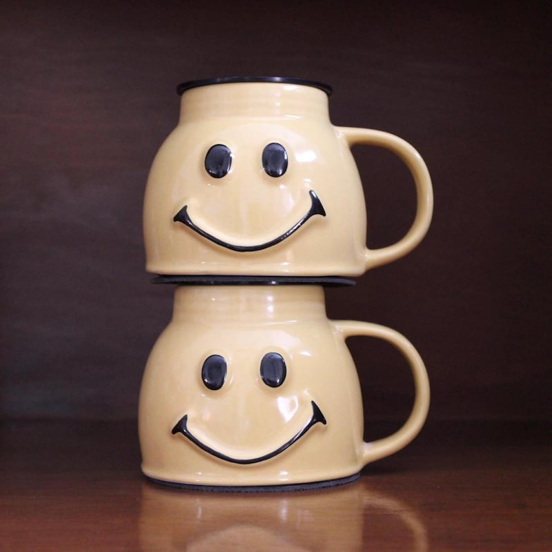 Smiley Face Coffee Mugs - Etsy
