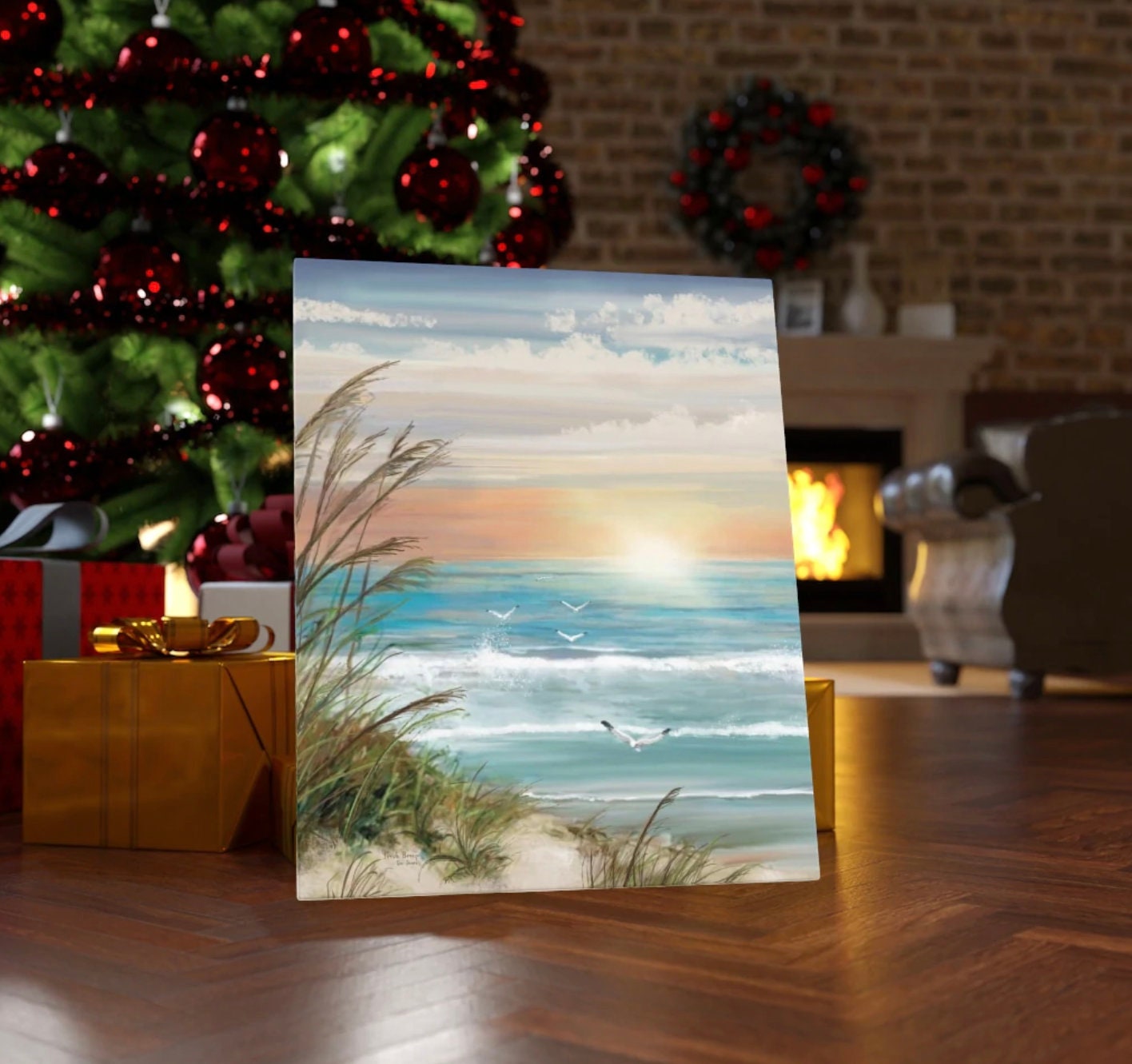 Beach Canvas Art Fresh Breeze - Etsy