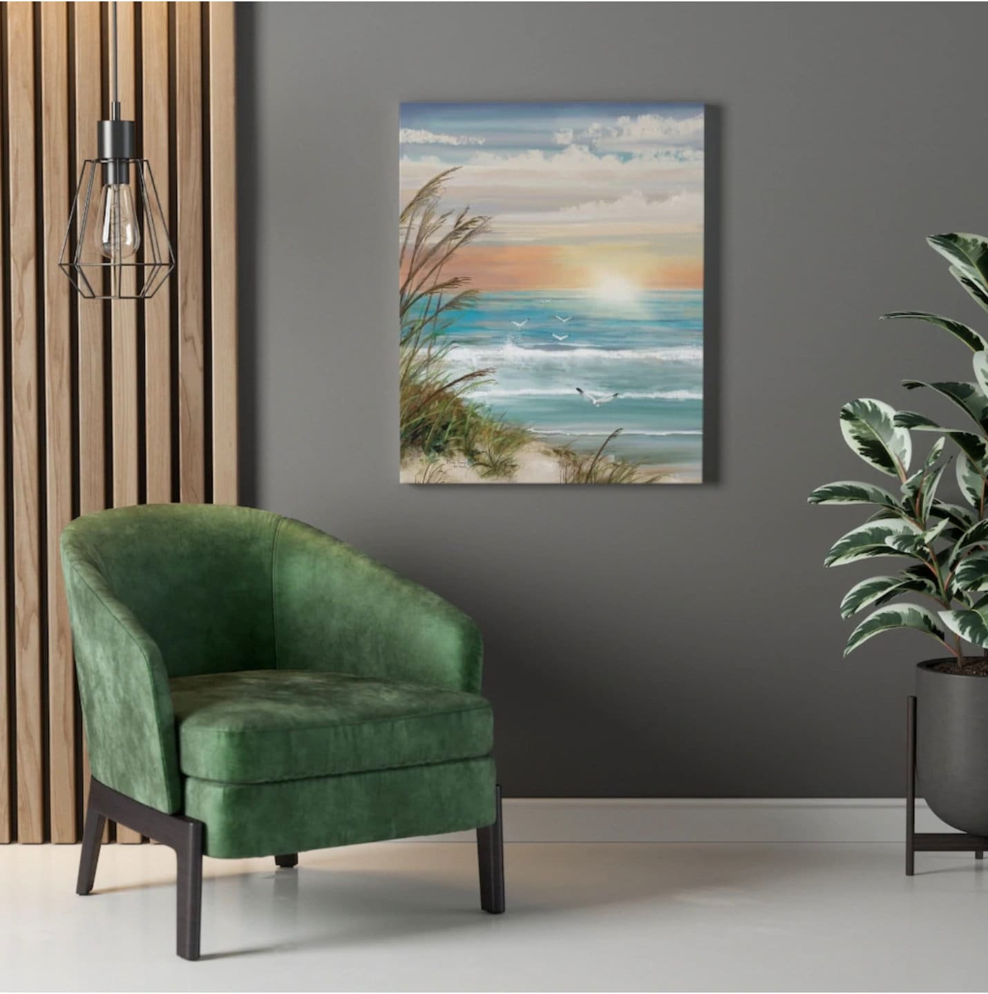 Beach Canvas Art Fresh Breeze - Etsy