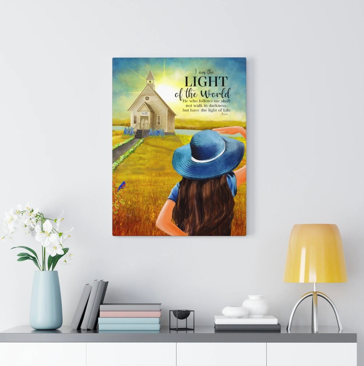 Amazing Grace Inspirational Painting Personalized Canvas - Etsy