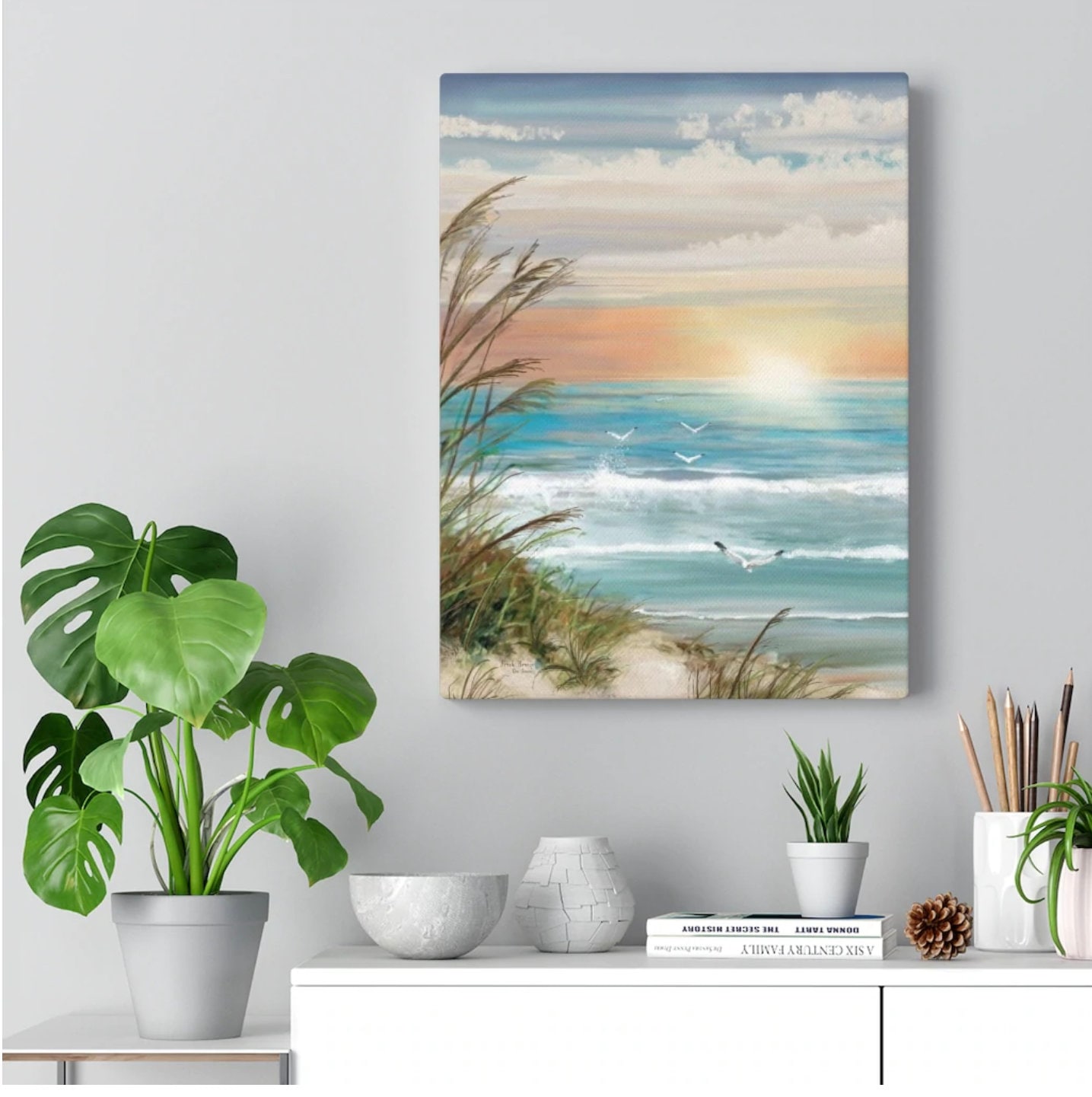 Beach Canvas Art Fresh Breeze - Etsy