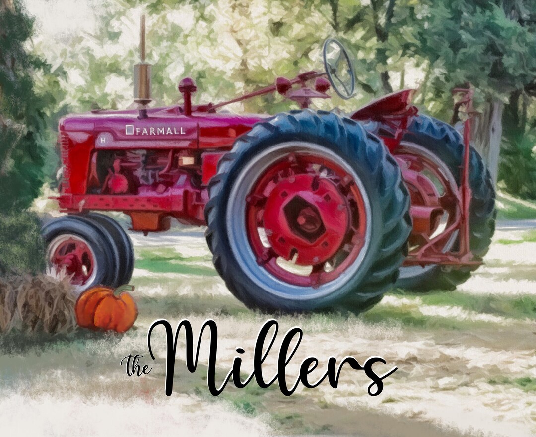 So God Made a Farmer - (farmall H Antique Tractor) Fine Art Ready to ...