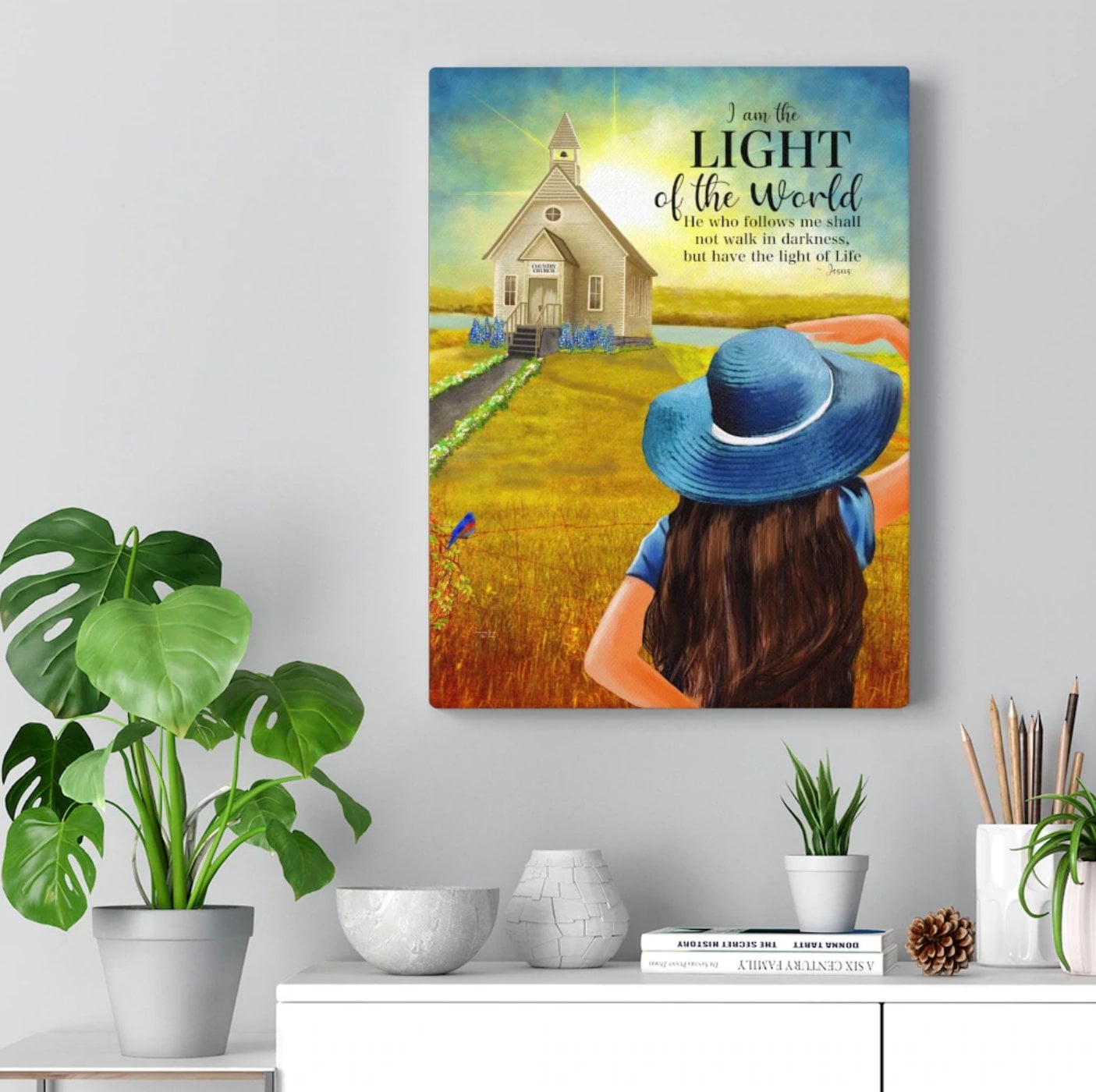 Amazing Grace Inspirational Painting Personalized Canvas - Etsy