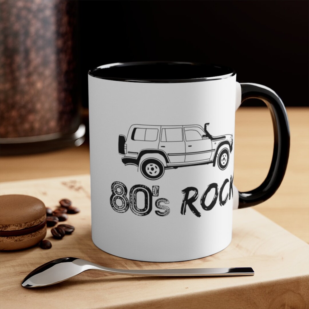 80s Rock Toyota Land Cruiser 80 Series11 Oz Coffee Mug With - Etsy