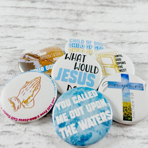 Christian Pins - Etsy