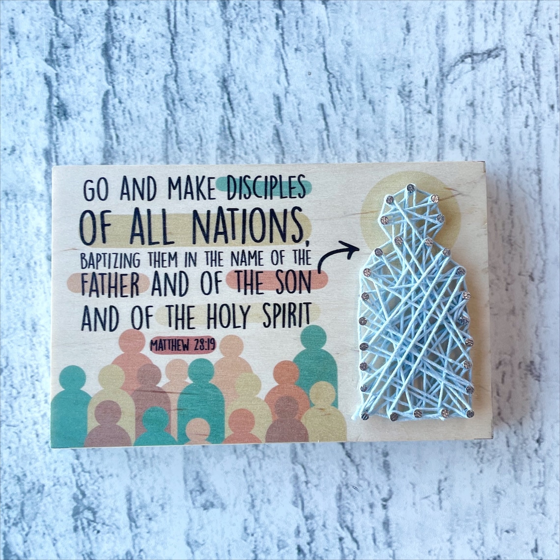 Set of 5 |go Make Disciple String Nail Art|christian Camp Craft Kit ...