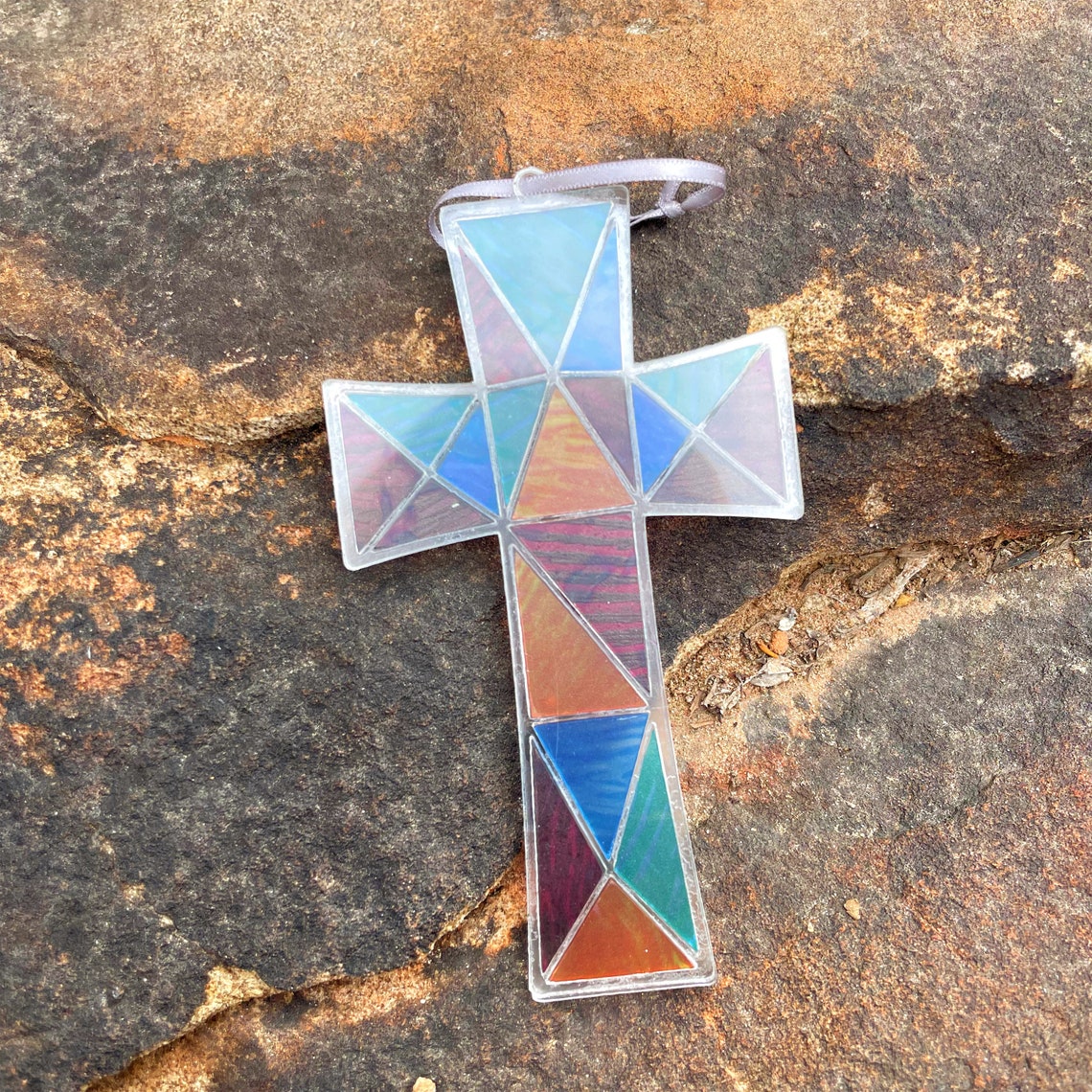 Christian Stain Glass Cross Craft Kit Youth Group Activity Sunday ...