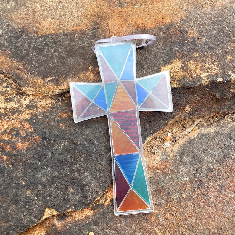 Christian Stain Glass Cross Craft Kit | Youth Group Activity | Sunday ...