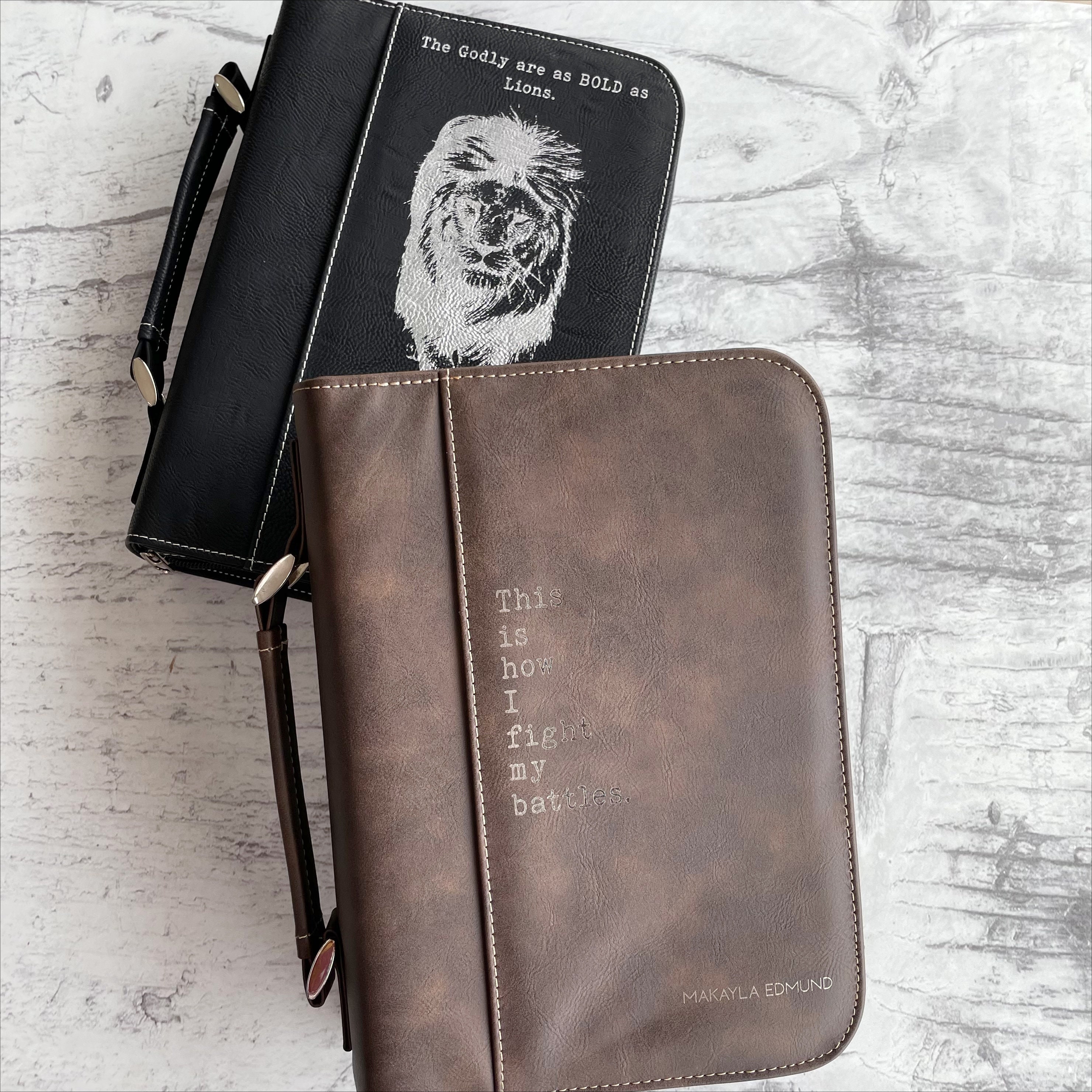 Custom Bible Covers | Name Engraved Cover | Personalized Bible ...