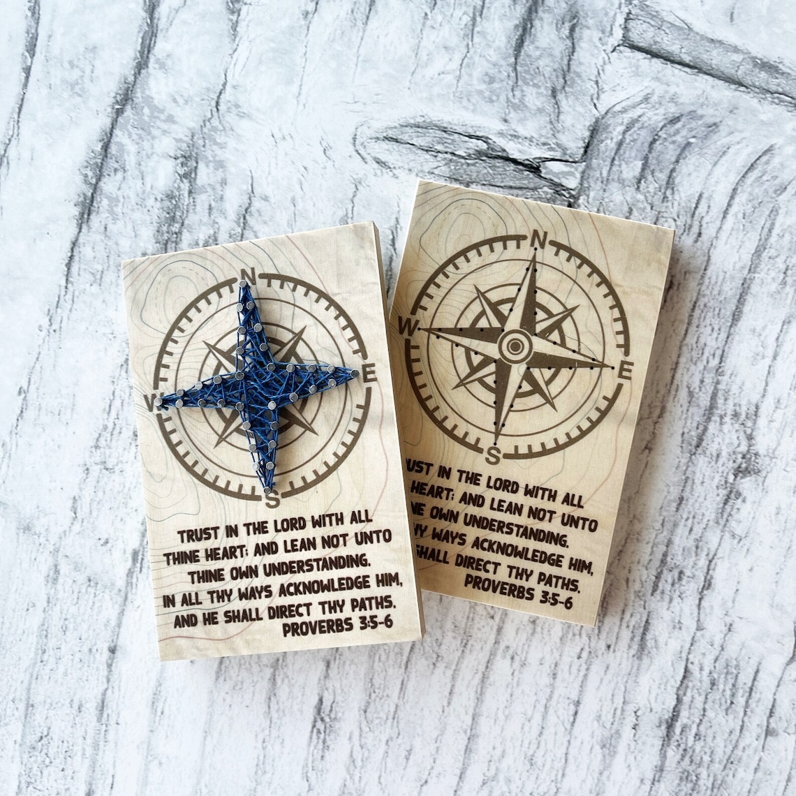 Christian Craft Youth Theme Youth Camp Craft Compass Design Kit Nail ...