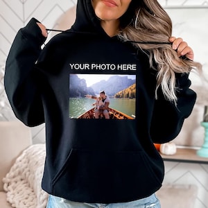 Custom Photo Hoodie, Custom Picture Hoodie, Custom Birthday Photo ...