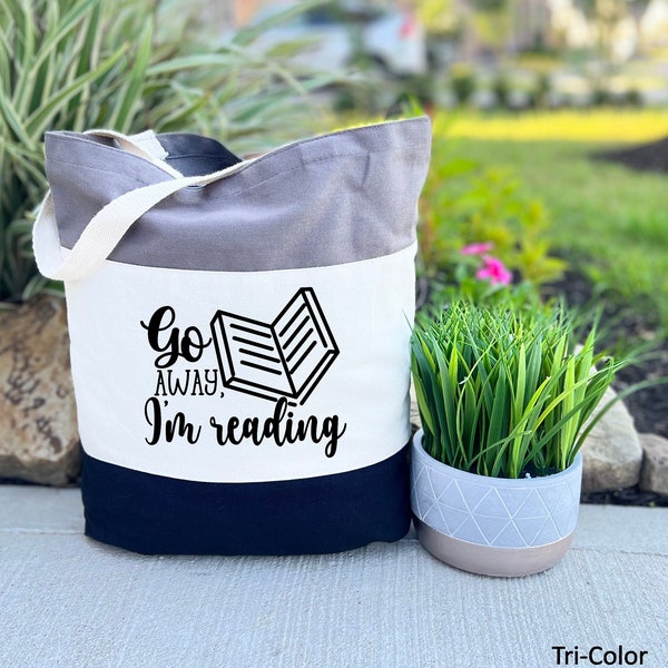 Reading Tote Bag - Etsy