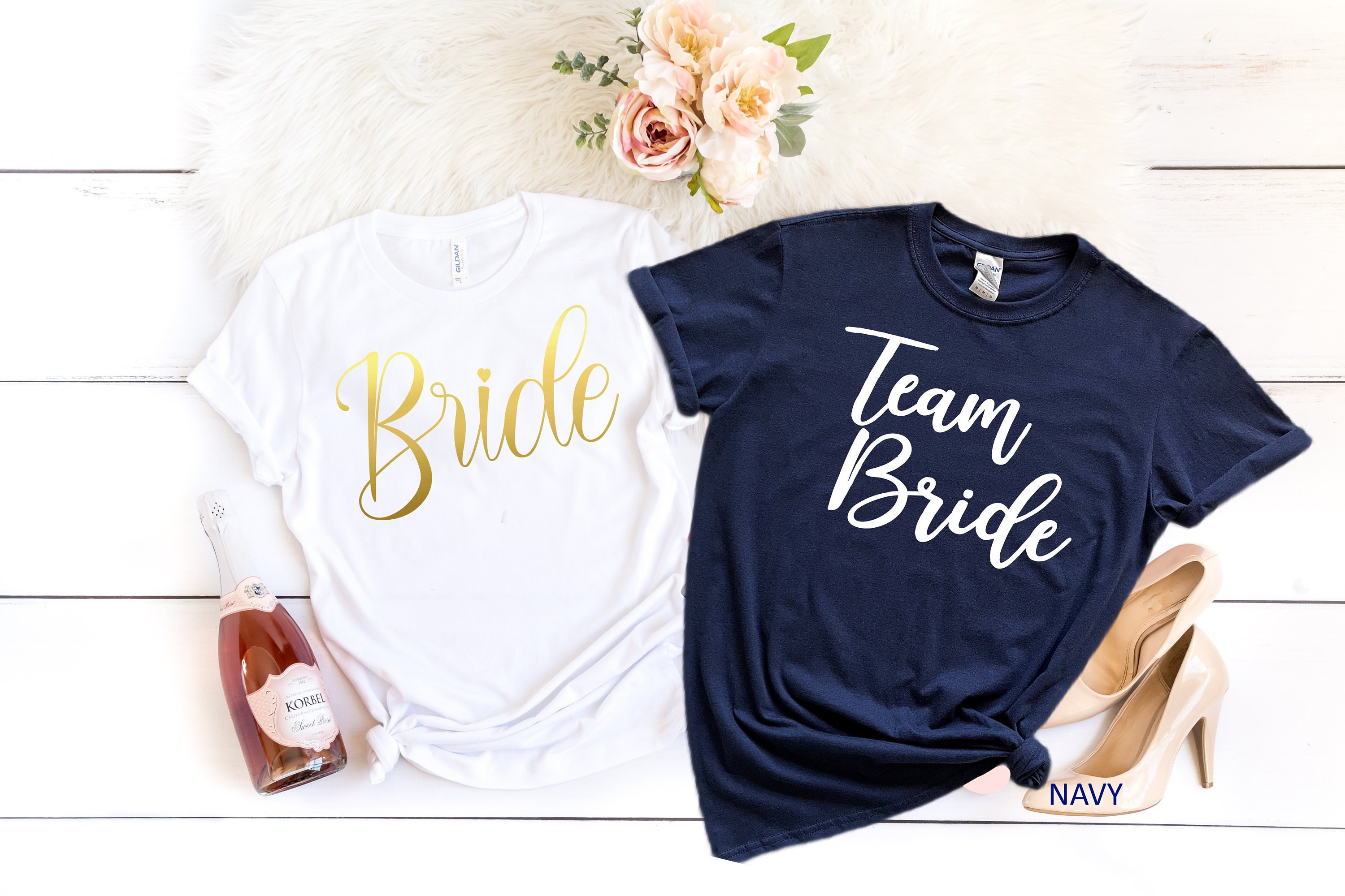 Team Bride Shirt Bride Gift Wedding Team Tshirt Wedding | Etsy