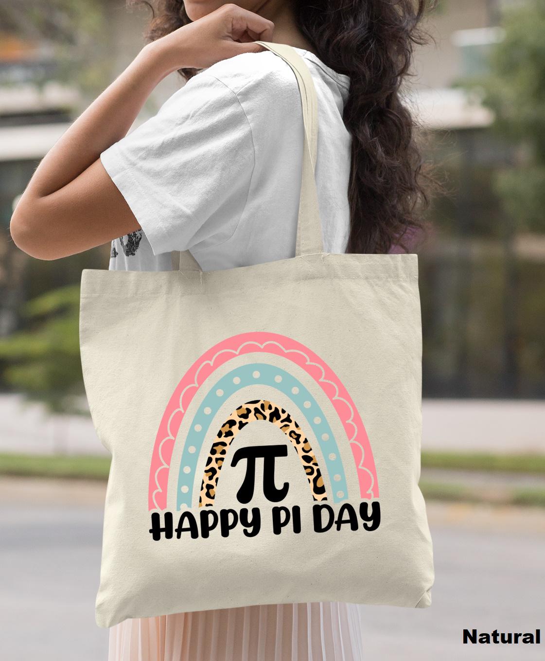 Happy Pi Day Tote Bag, Pi Symbol Tote Bag, Pi Day Tote Bag, Math ...