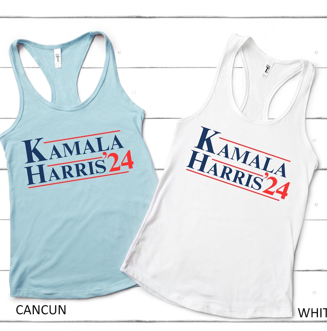 Kamala Harris 2024 Tank Top, Madam President Kamala Rally Shirt ...