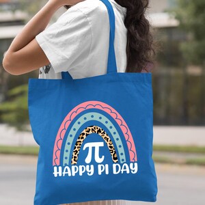 Happy Pi Day Tote Bag, Pi Symbol Tote Bag, Pi Day Tote Bag, Math ...
