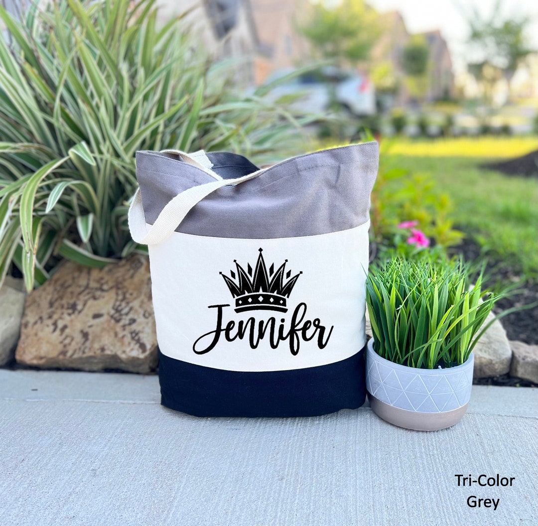 Queen Tote Bag, Personalized Tote Bag, Custom Queen Birthday Gift ...