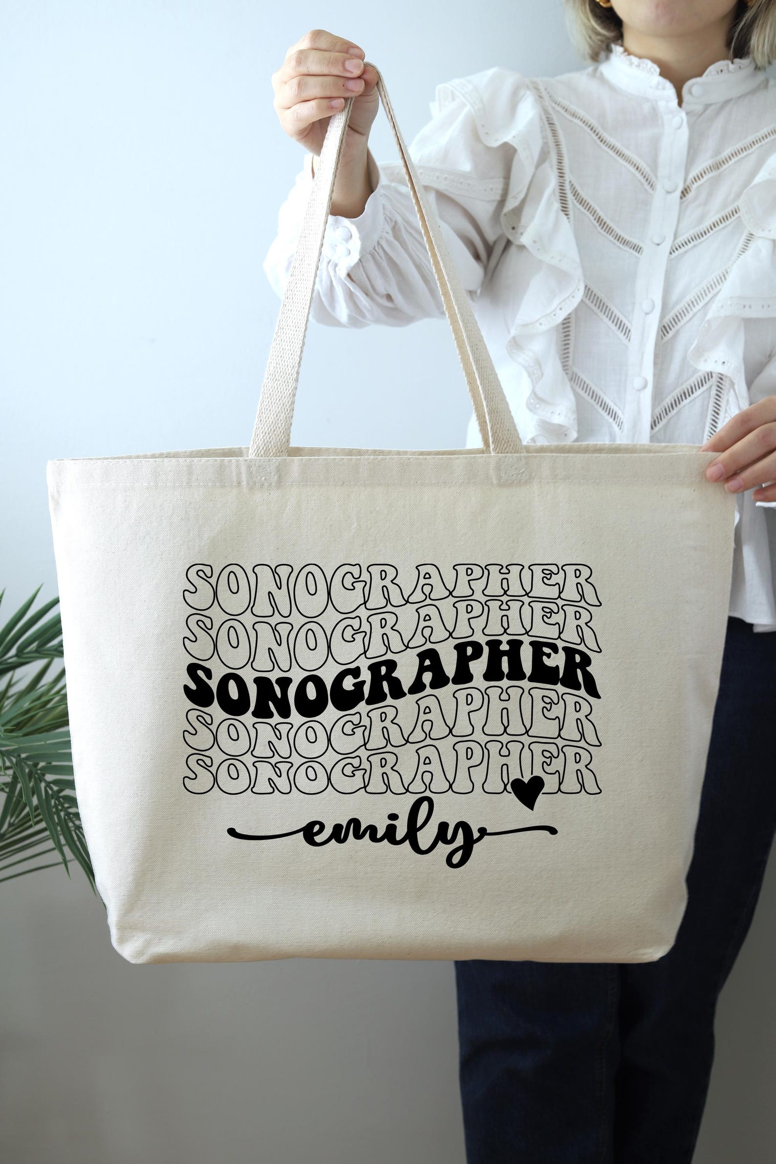 Custom Sonographer Tote Bag: Personalized Ultrasound Tech Gift - Etsy