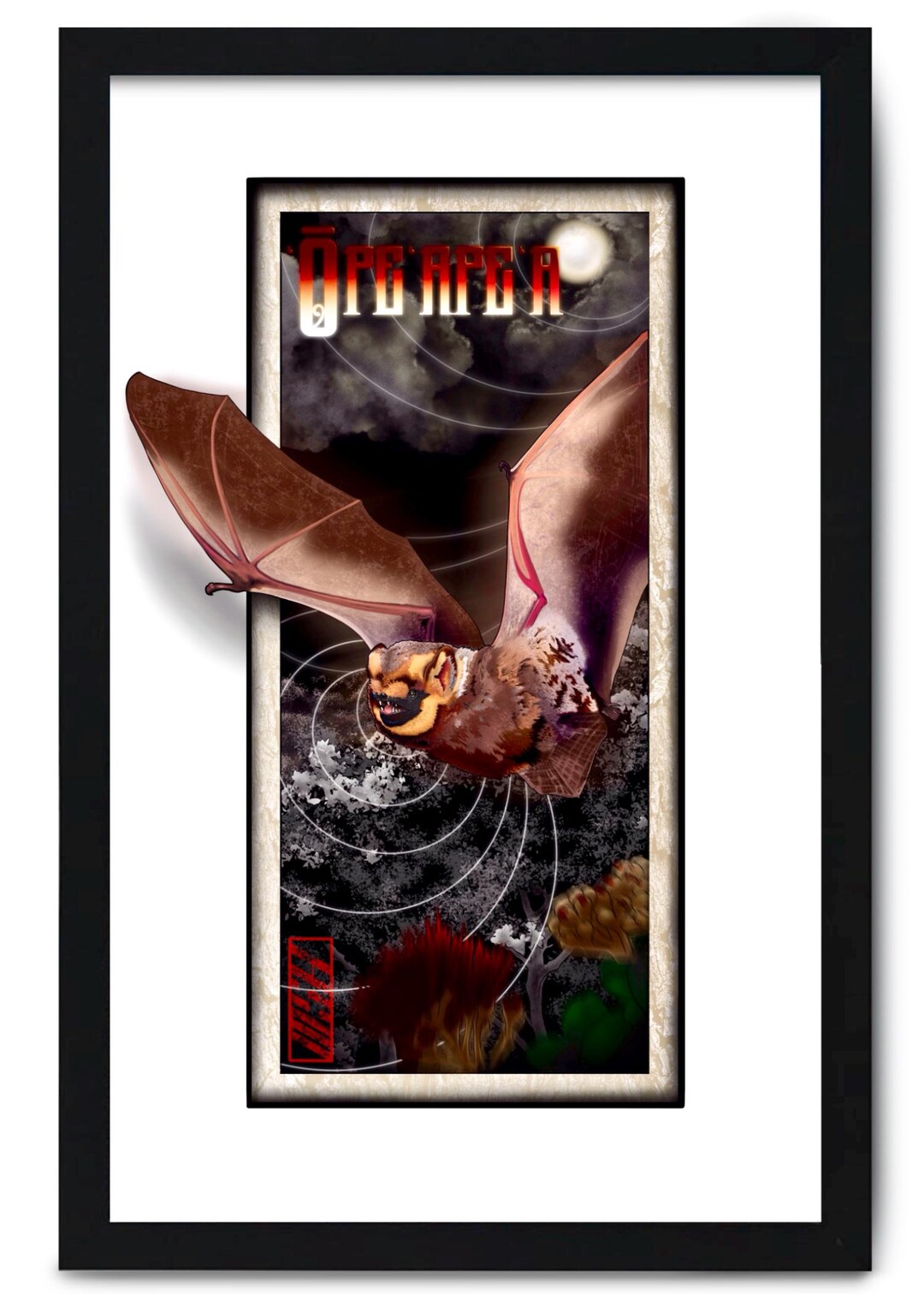 Ope’ape’a, Hawaiian Hoary Bat Art Print - Etsy