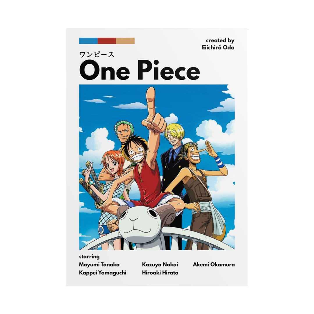 One Piece Poster | Great Gift for Anime Enthusiasts | Rolled Posters ...