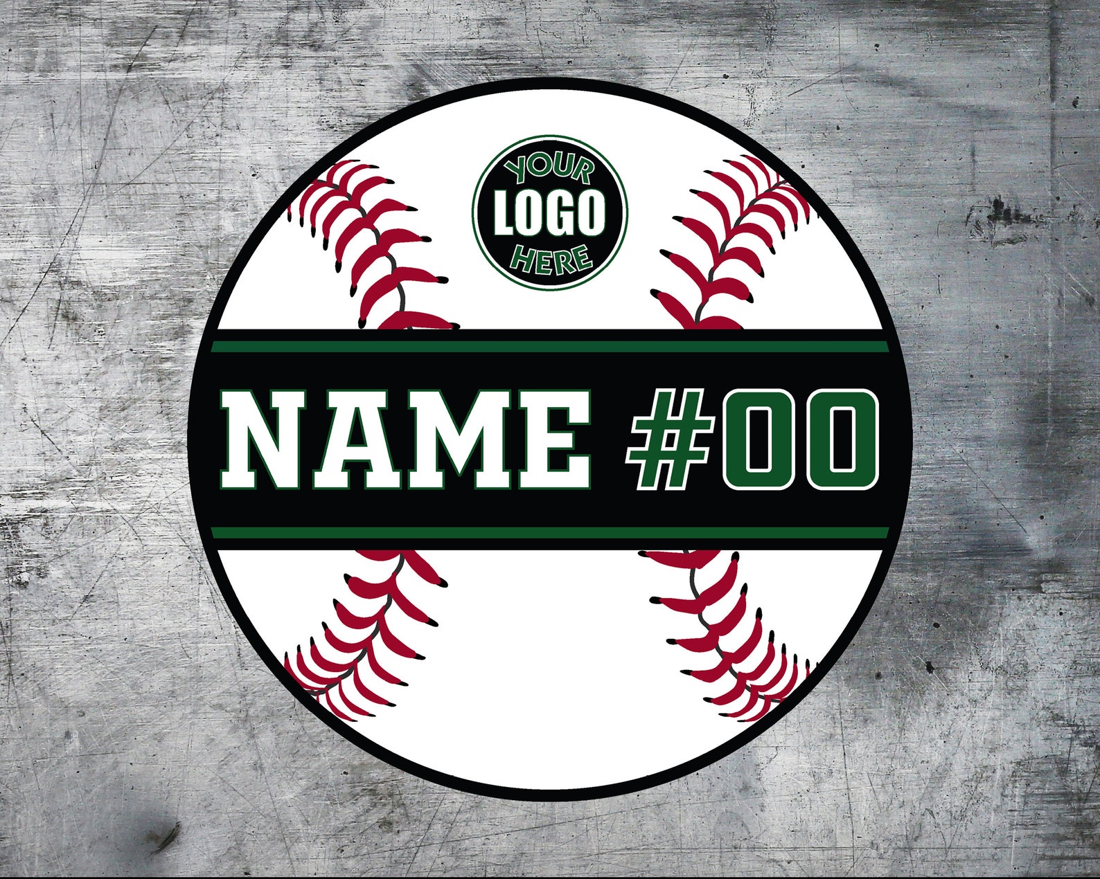 DIGITAL Baseball Door Sign or Locker Tag. - Etsy