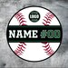 DIGITAL Baseball Door Sign or Locker Tag. - Etsy
