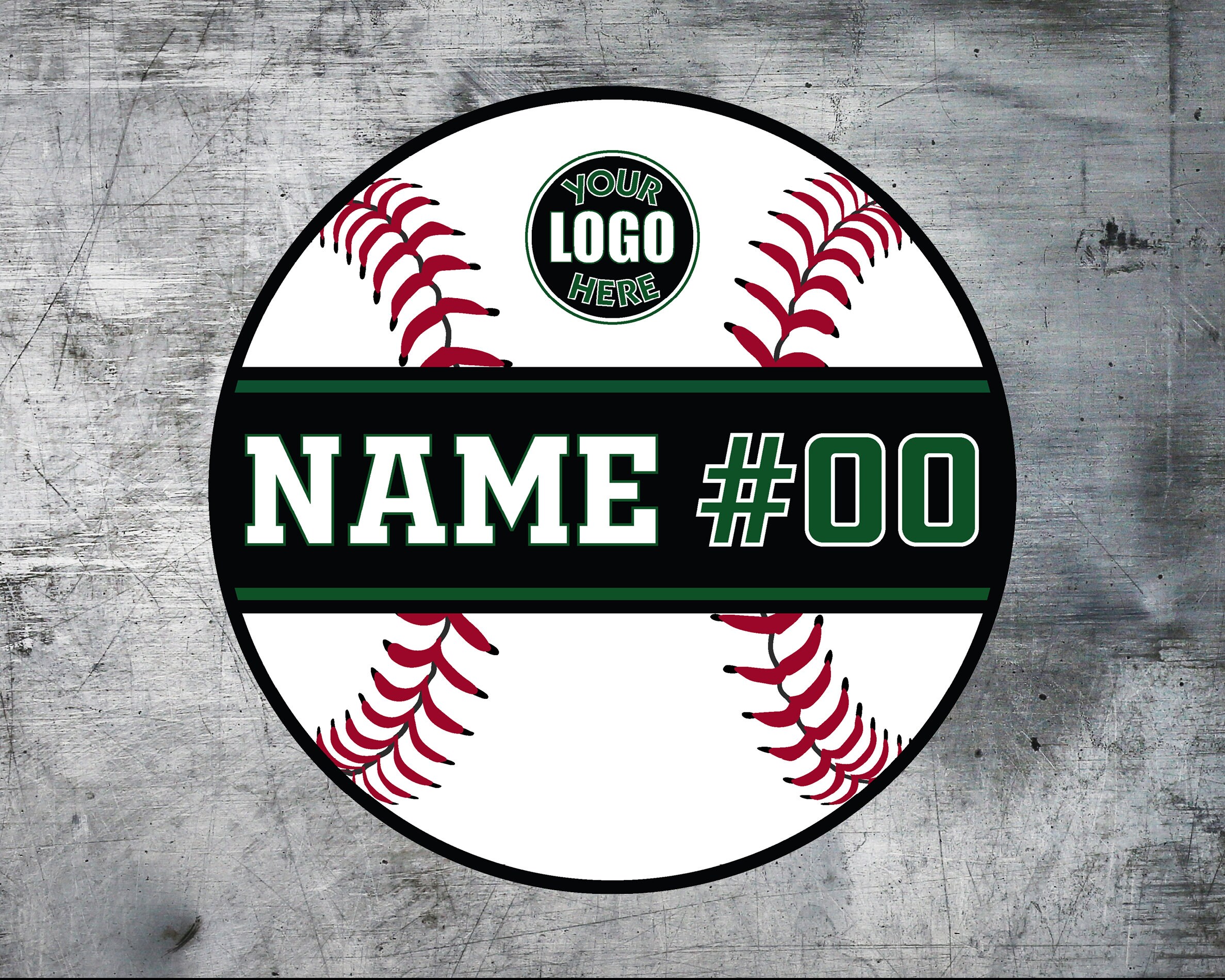 DIGITAL Baseball Door Sign or Locker Tag. - Etsy