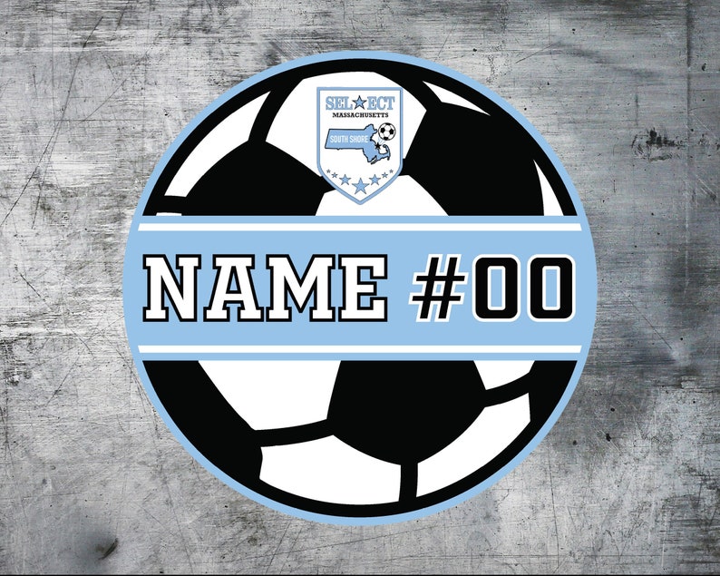 PRINTED Soccer Door Sign or Locker Tag Your Logo Your - Etsy