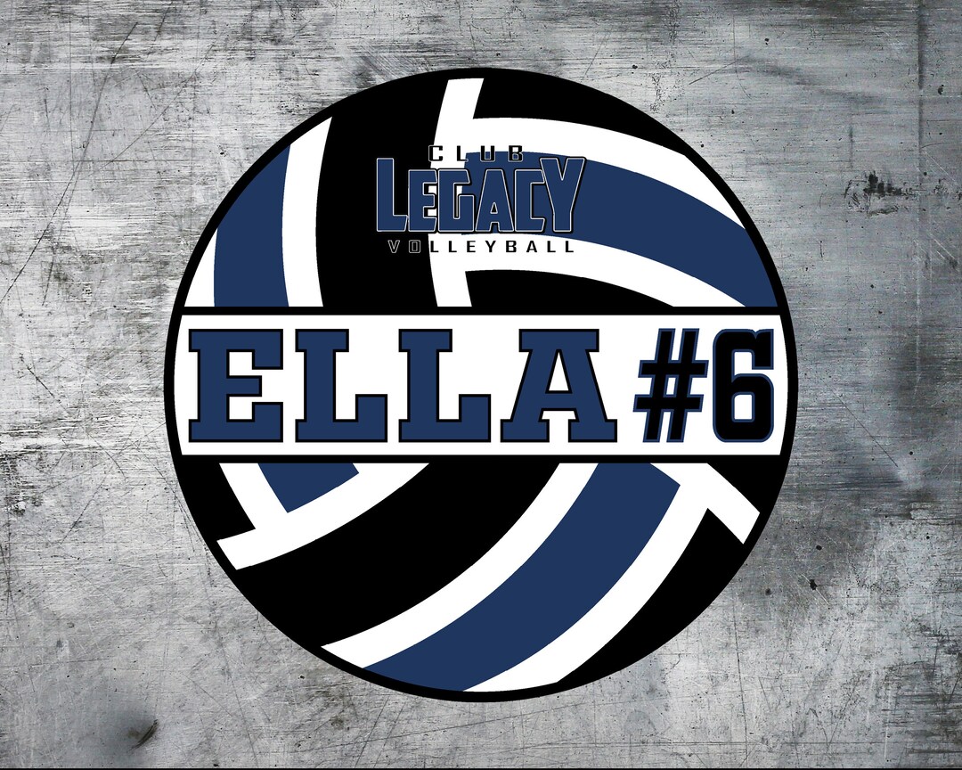 DIGITAL Volleyball Door Sign or Locker Tag. - Etsy