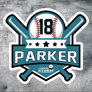 DIGITAL Baseball Door Sign or Locker Tag. - Etsy