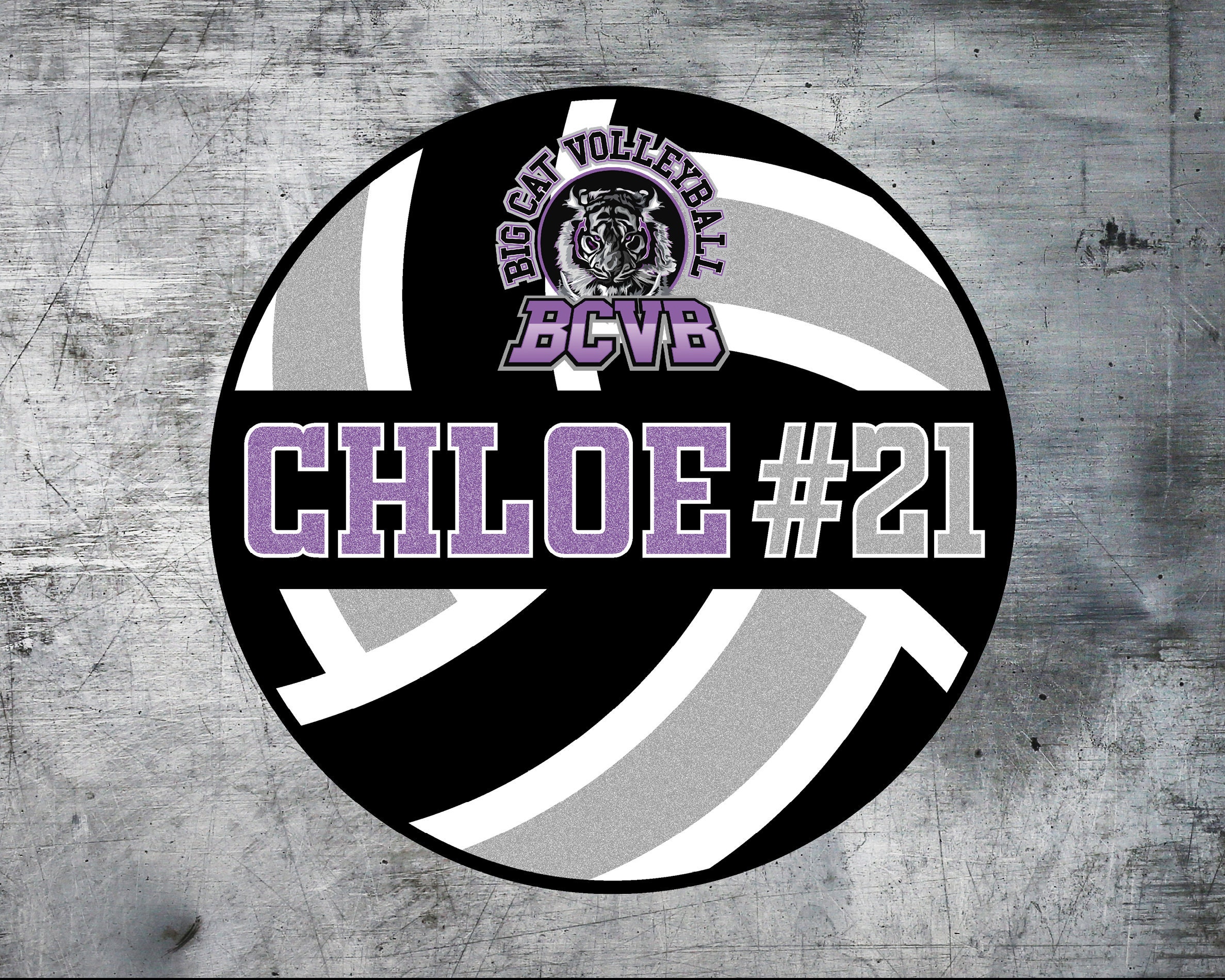 DIGITAL Volleyball Door Sign or Locker Tag. - Etsy