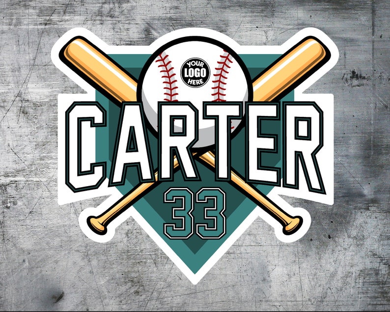 DIGITAL Baseball Door Sign or Locker Tag. - Etsy