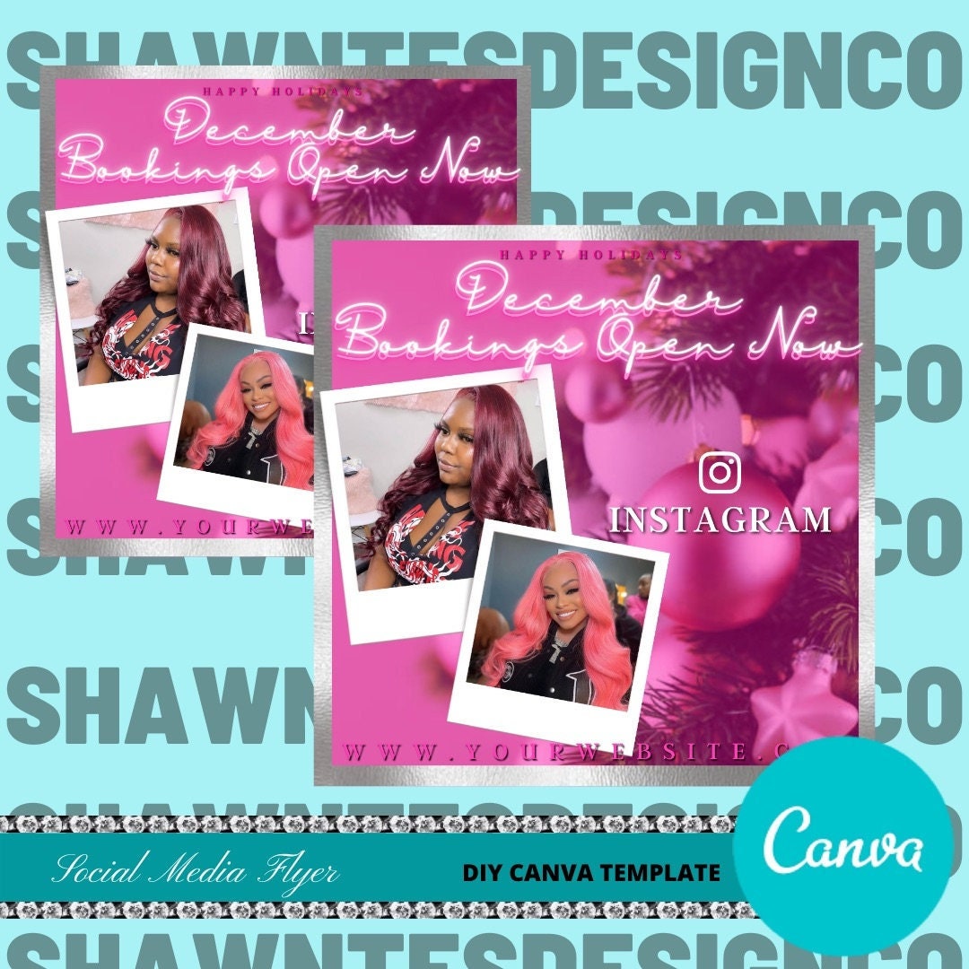 December Hair Bookings Now Open - Etsy