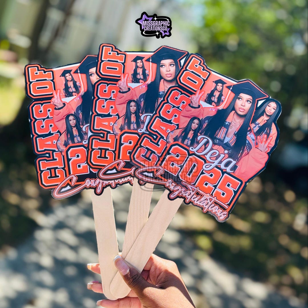 Custom 2026 Graduation Party Fans: Personalized Keepsake Favors - Etsy