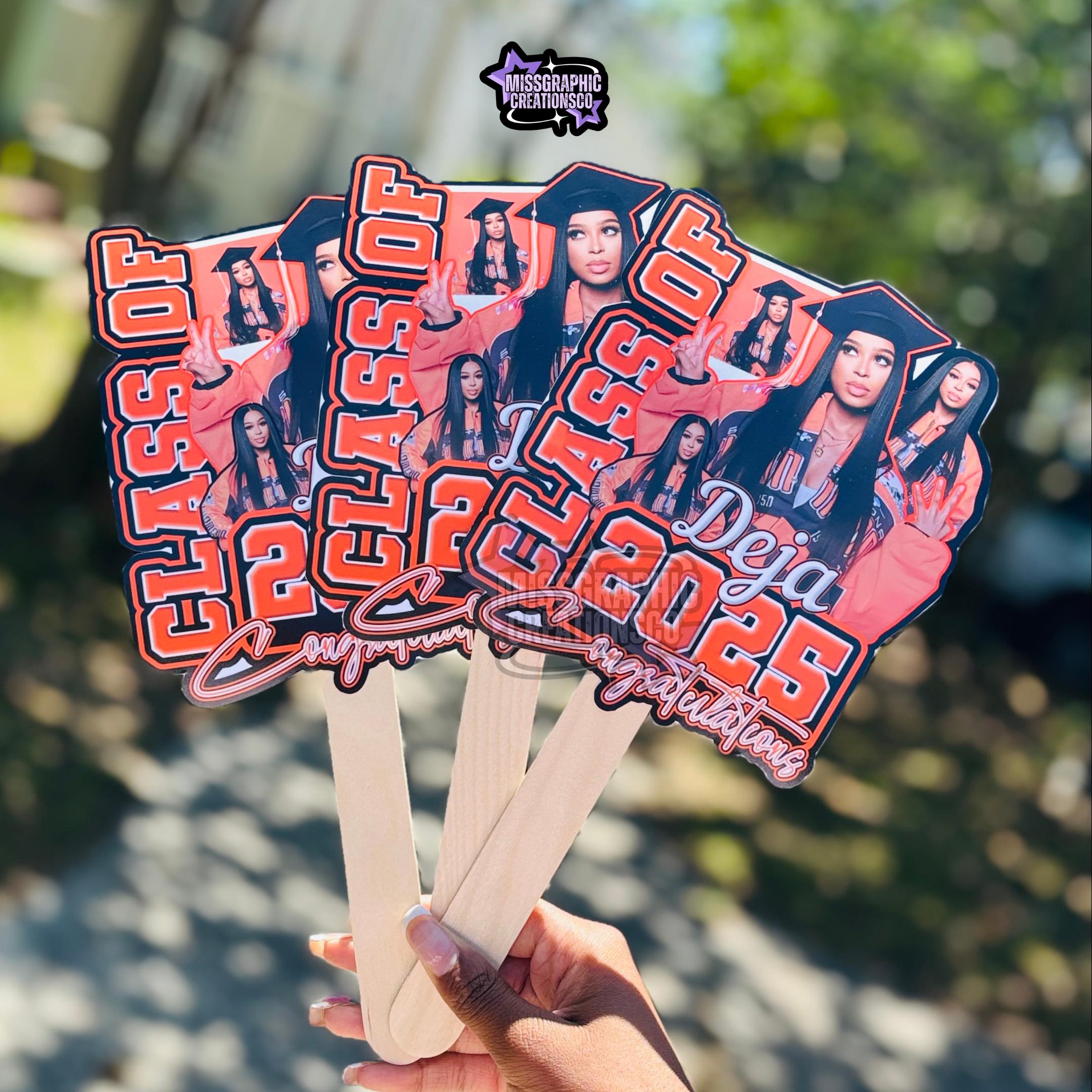 Custom 2026 Graduation Party Fans: Personalized Keepsake Favors - Etsy