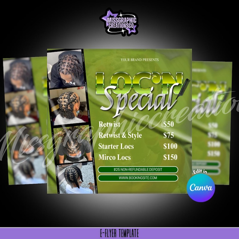 Loc’n Special Flyer Template - Etsy