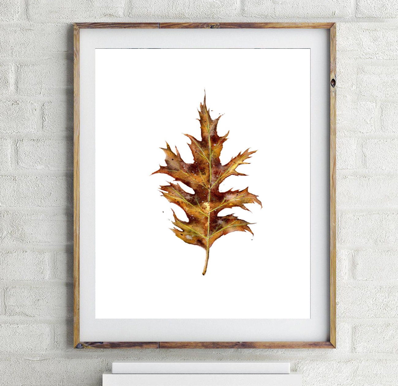 Fall Leaves Printable Dry Leaf Artfall Leaves Watercolor - Etsy