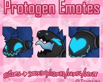Protogen Emoji | Etsy India